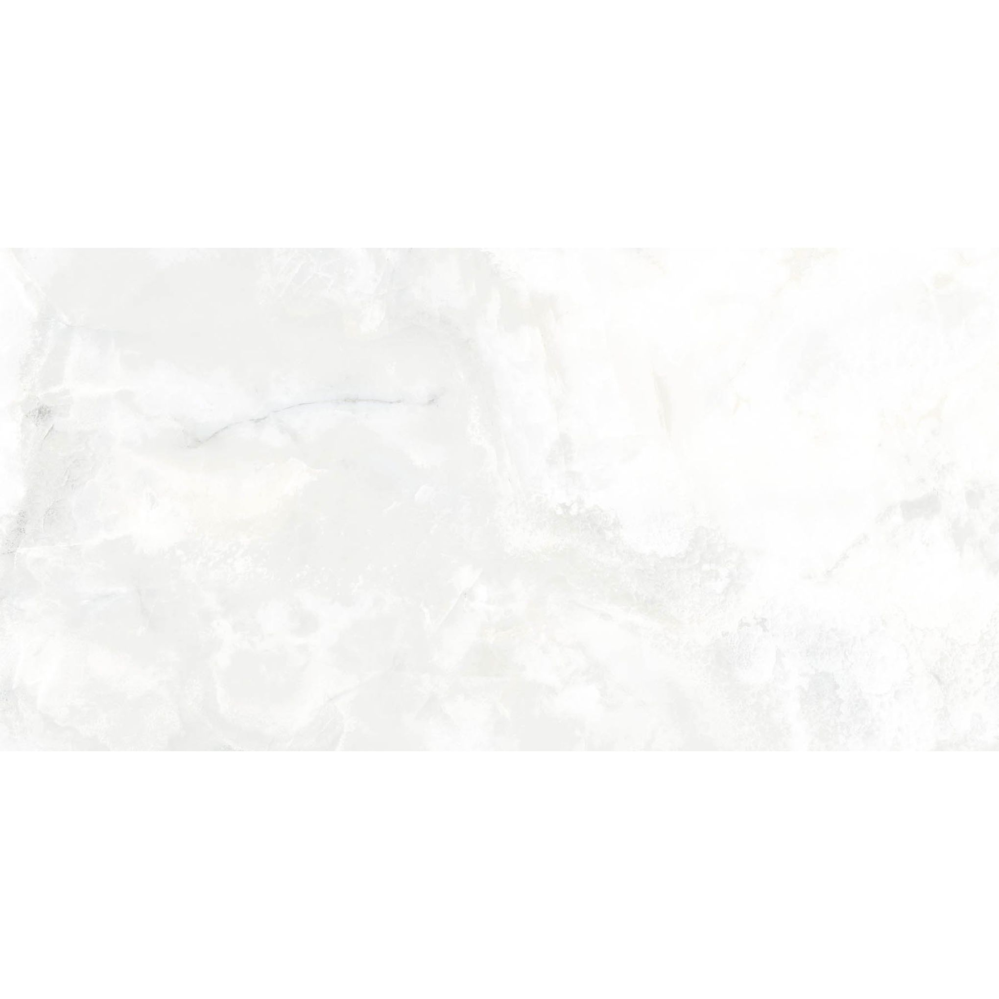 Alaska White Onyx Marble Super Porcelain Tile (600x1200mm) | Go Tiles