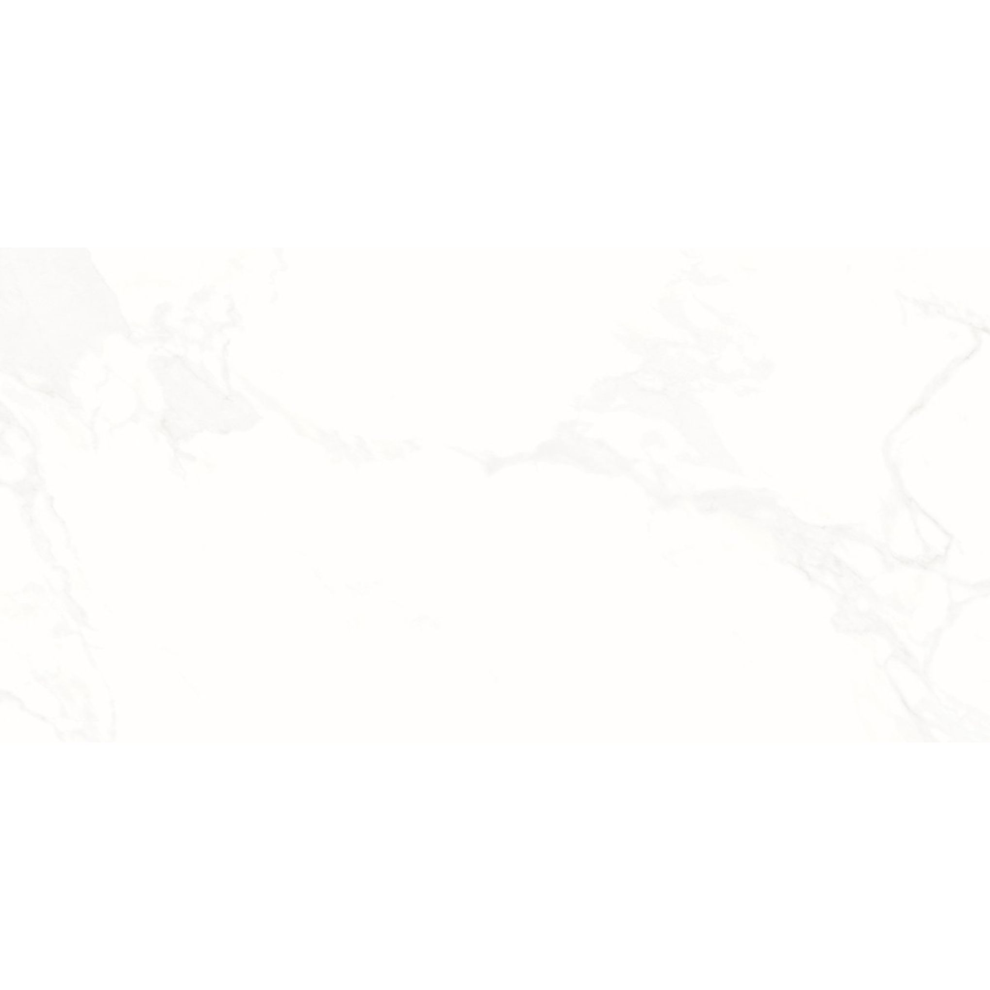 Messina White Marble Porcelain Tile (300x600mm) | Go Tiles