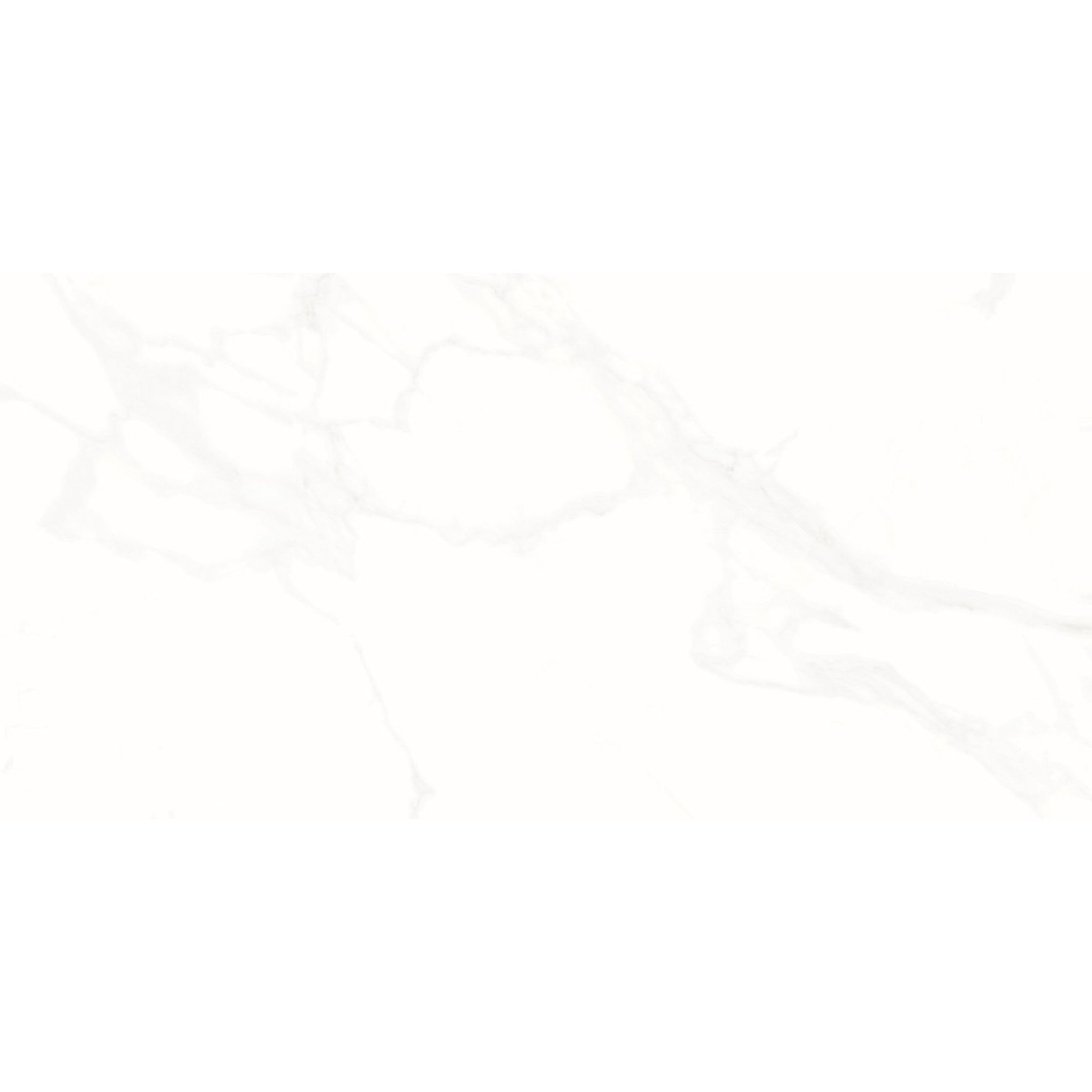 Messina White Marble Porcelain Tile (300x600mm) | Go Tiles