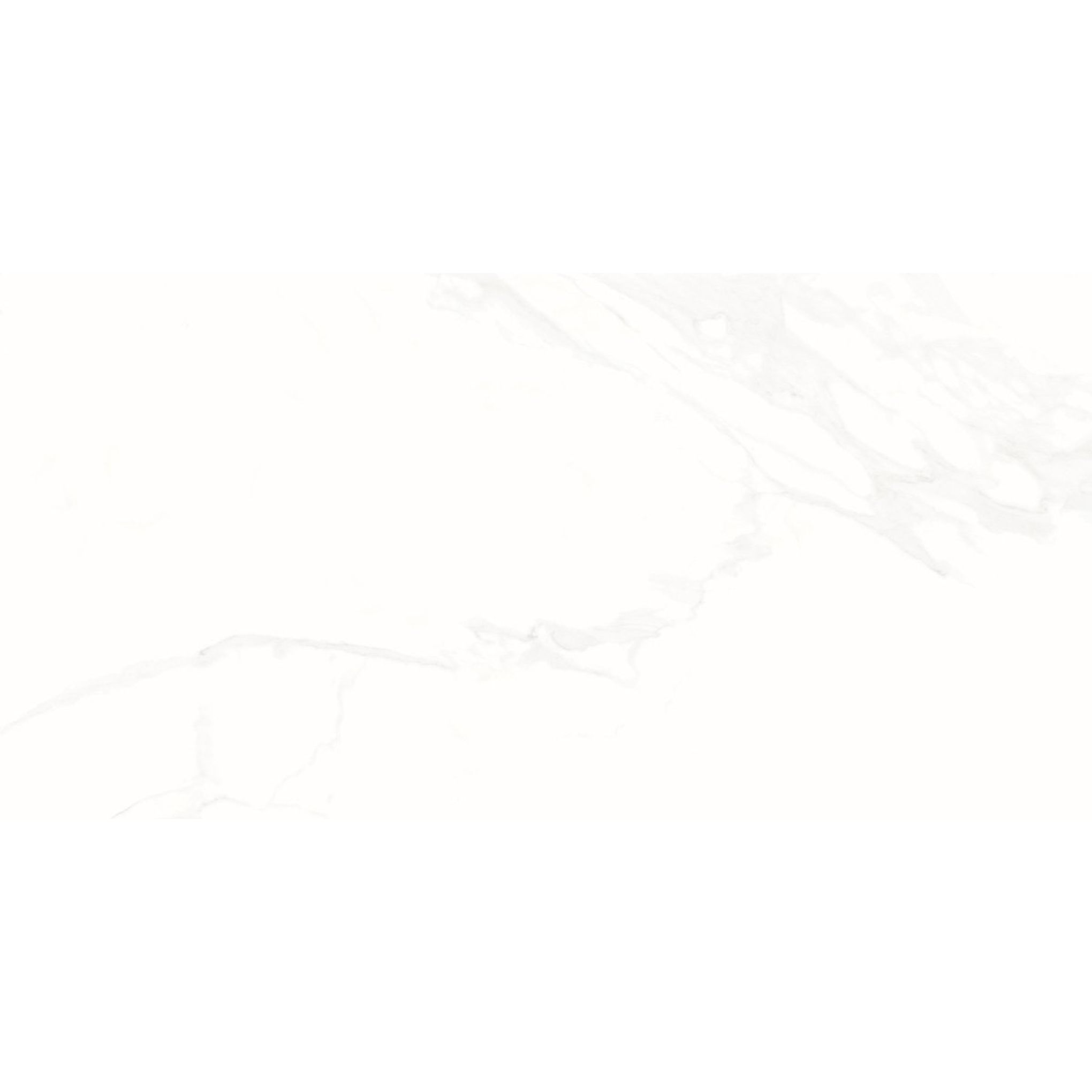 Messina White Marble Porcelain Tile (300x600mm) | Go Tiles