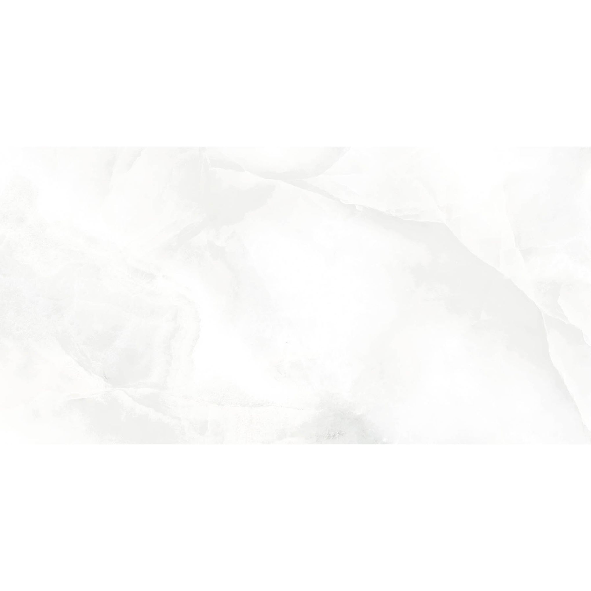 Alaska White Onyx Marble Super Porcelain Tile (600x1200mm) | Go Tiles