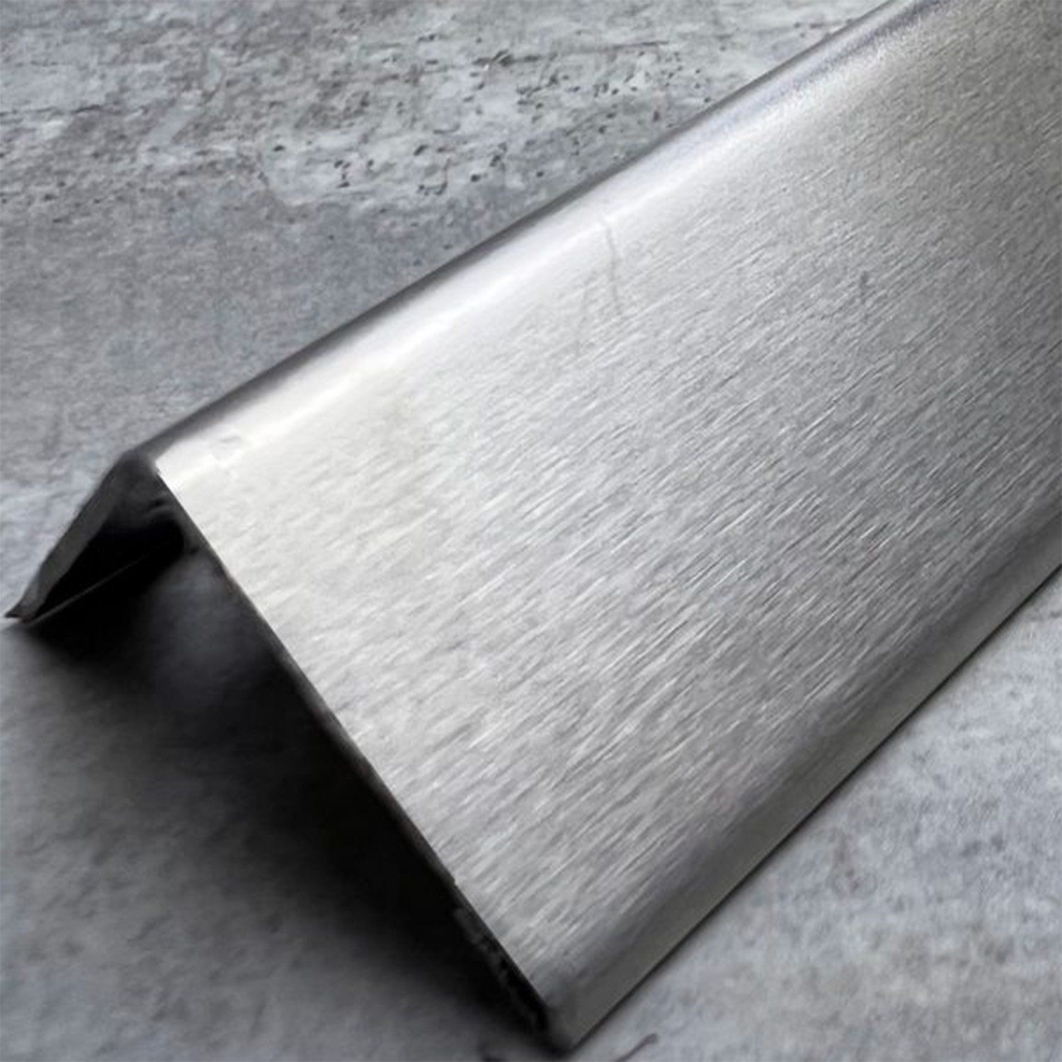 Tileasy Stainless Steel Brushed Chrome Outdoor Tile Trim | Outdoor Tile ...