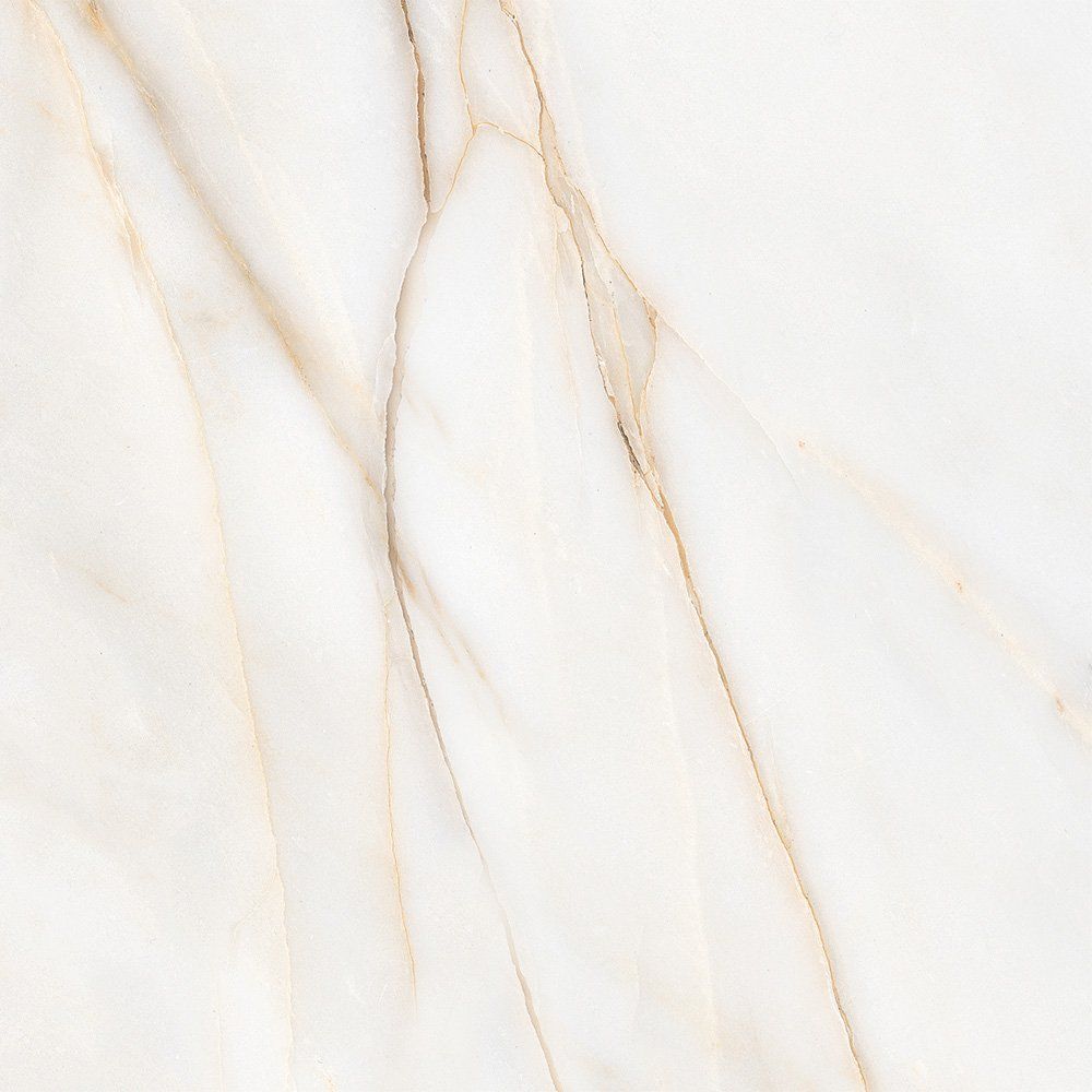 Saldus White Gold Marble Porcelain Tile (900x900mm) | Marble Effect Tiles