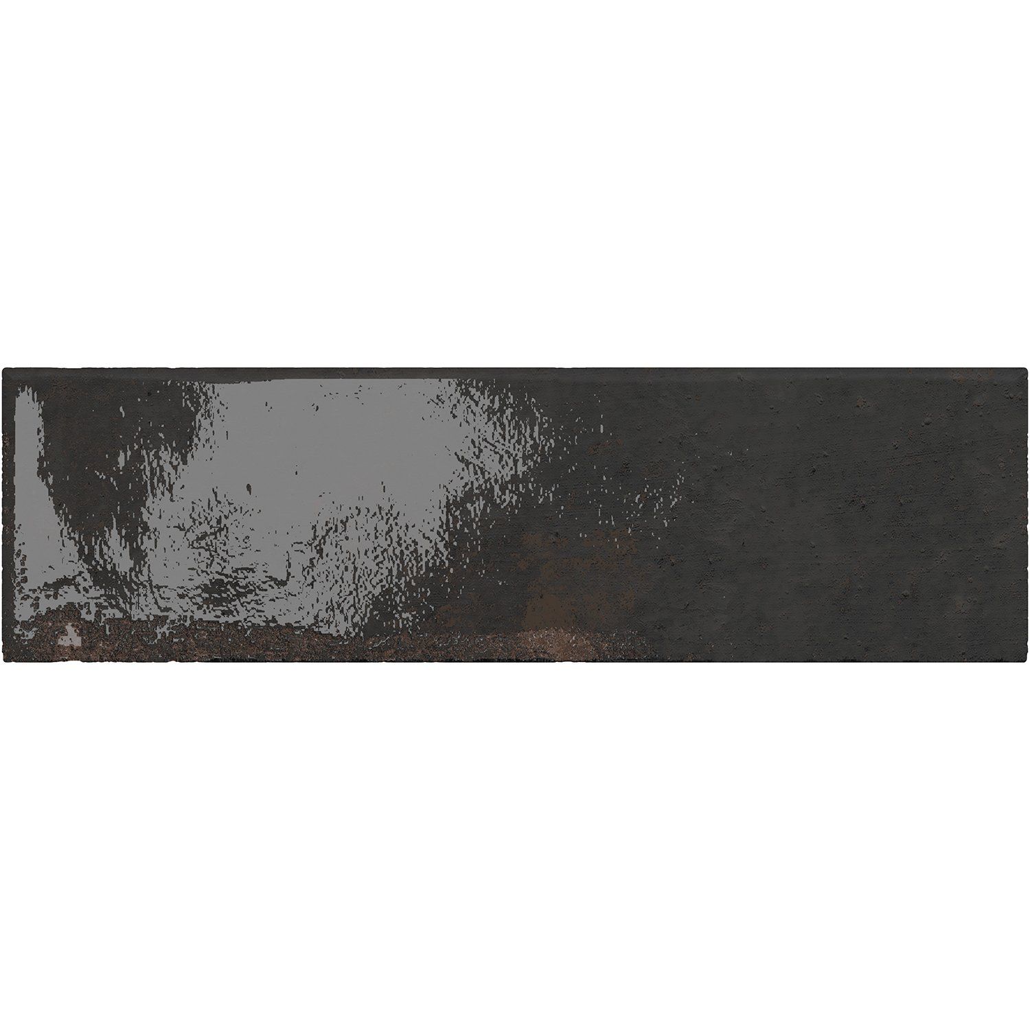 Benedict Black Porcelain Brick Tile (300x75mm) | Go Tiles
