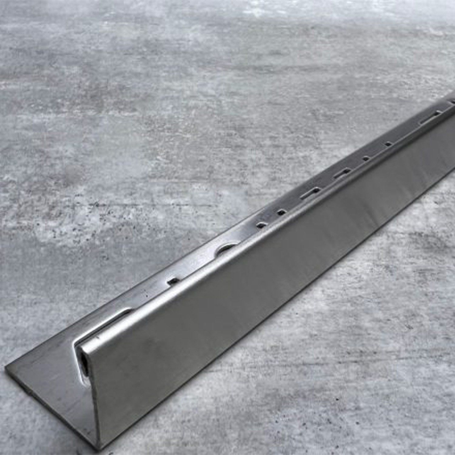 Tileasy Stainless Steel Brushed Chrome Outdoor Tile Trim | Outdoor Tile ...