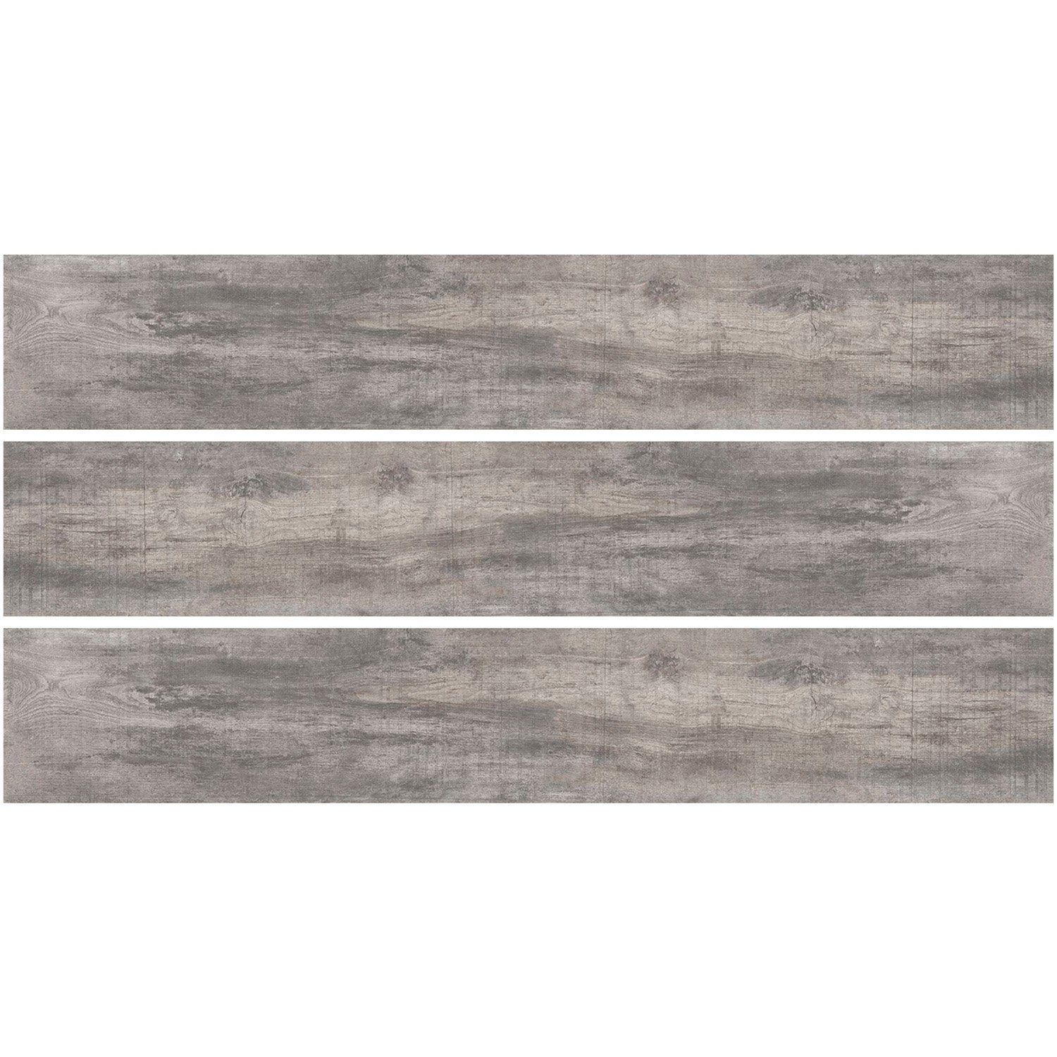 Riga Grey Wood Effect Porcelain Tile (1500x248mm) | Go Tiles