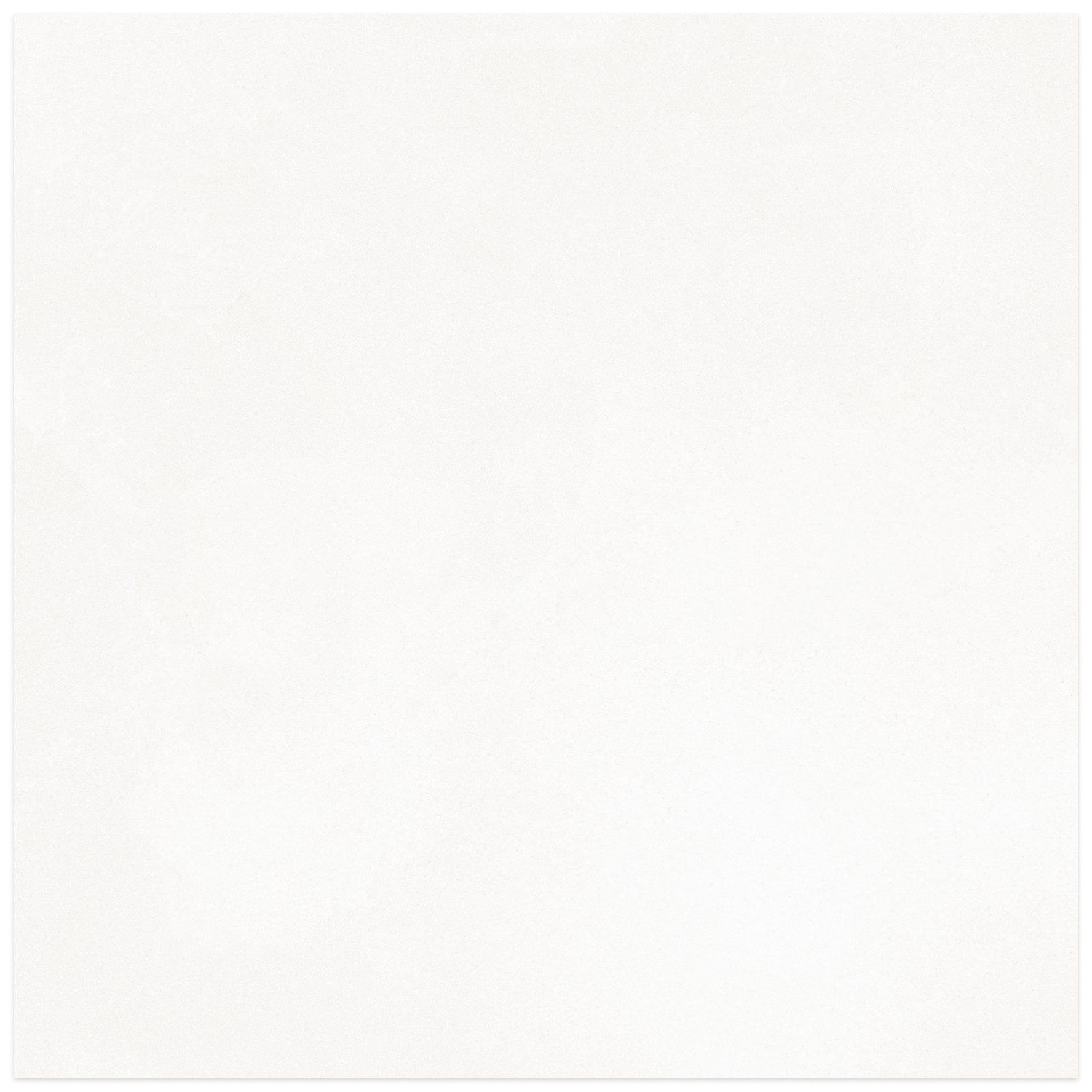 Oasis White Stone Porcelain Tile (600x600) | White Plain Tile