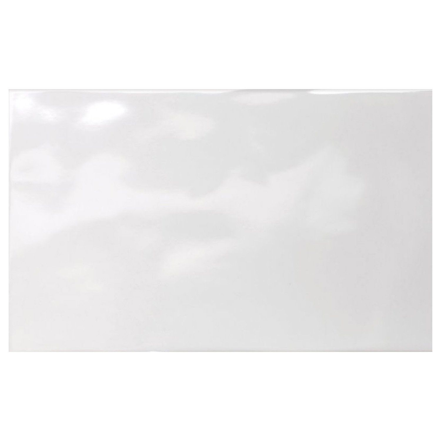 Blanco White Gloss Textured Ceramic Tile (400x250mm) | GoTiles