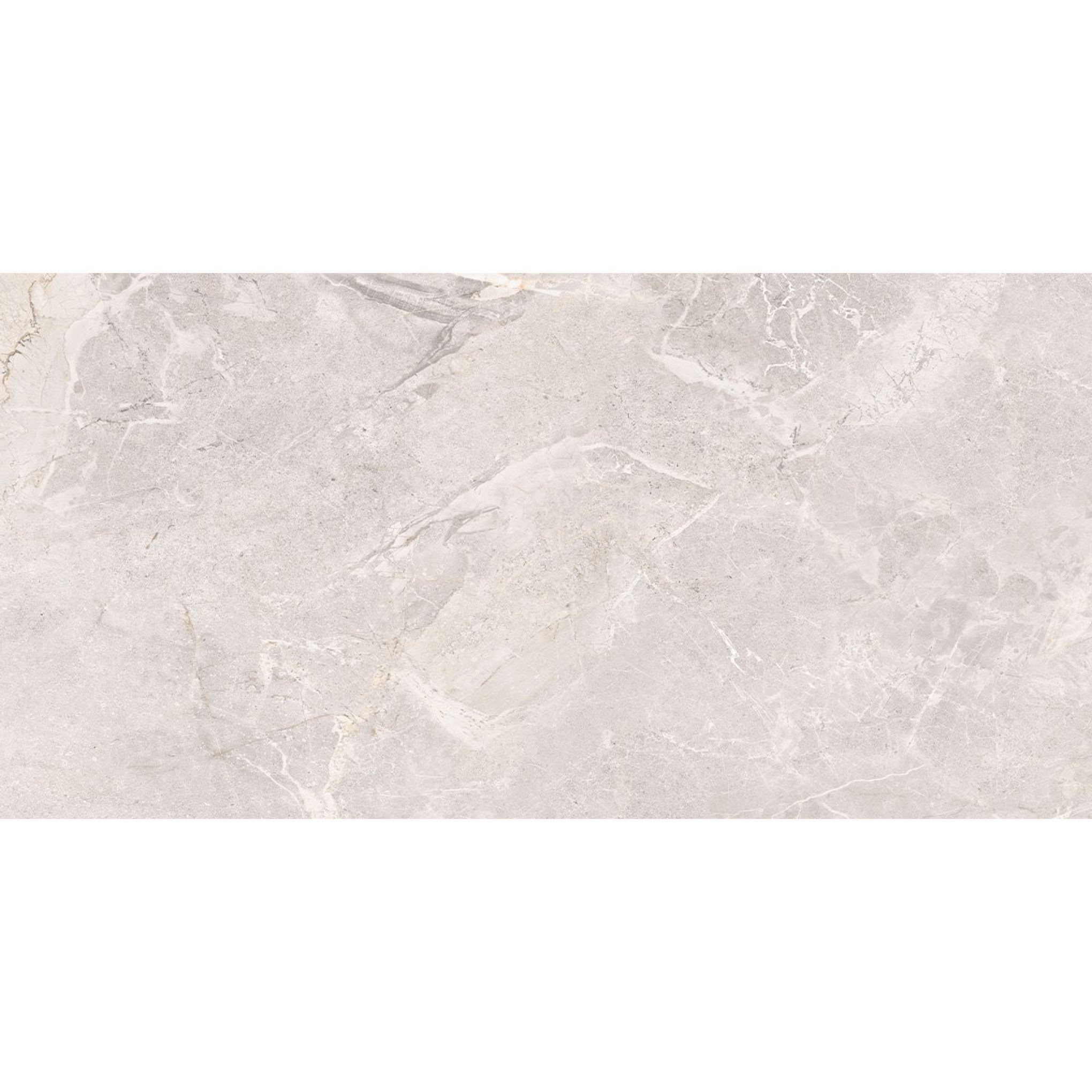 Sienna Light Grey Stone Porcelain Tile (1200x600mm) | Go Tiles