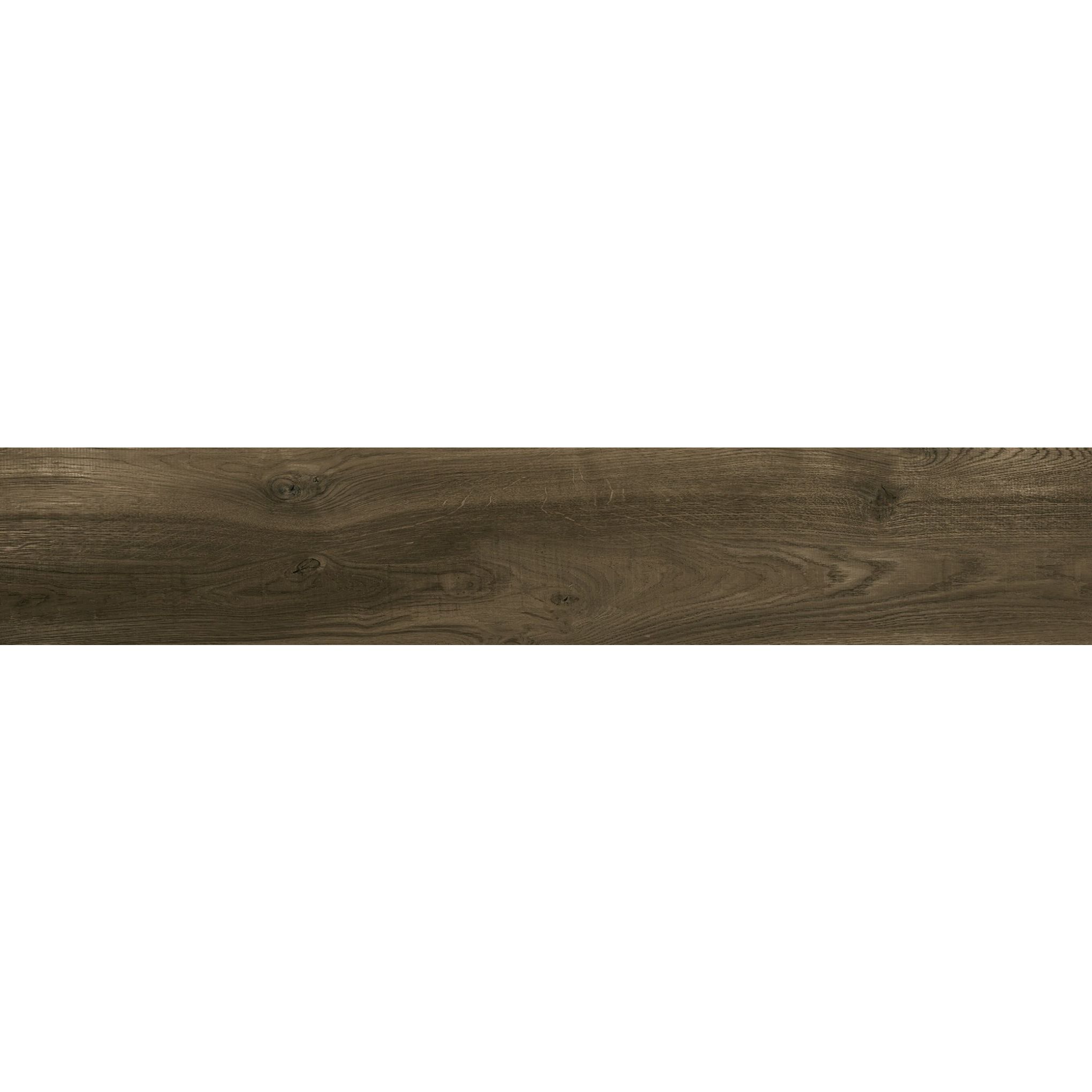 Zaria Dark Wood Effect Porcelain Tile (1200x200mm) | Go Tiles