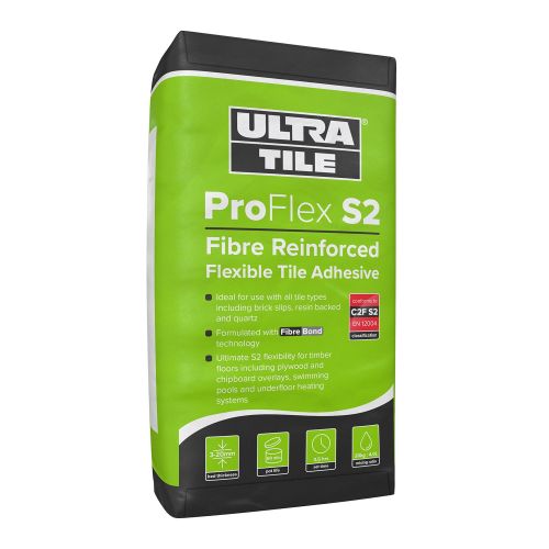 UltraTile ProFlex S2 Grey Highly Flexible Wall & Floor Adhesive | Tile ...