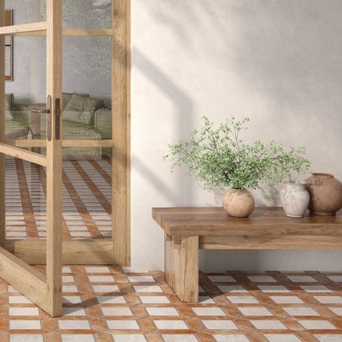 Adelina White Terracotta Porcelain Tile (600x400mm) | Go Tiles