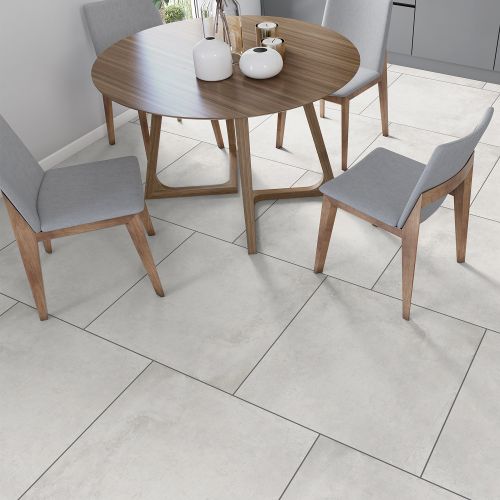 Grove Pearl Grey Concrete Effect Porcelain Tile | Wall & Floor Tiles ...