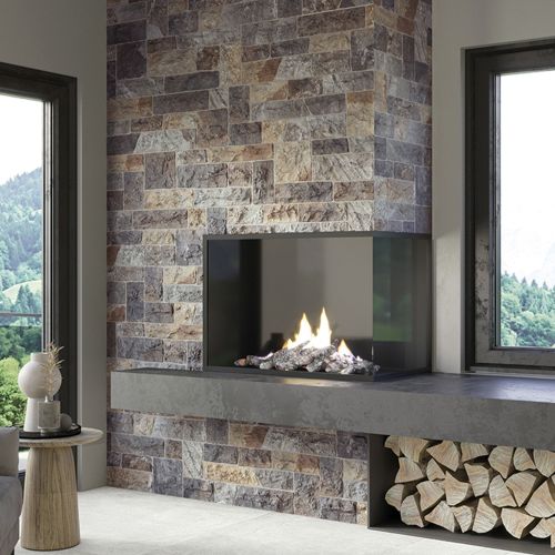 Medina Natural Textured Stone Porcelain Tile (890x320mm) | Go Tiles