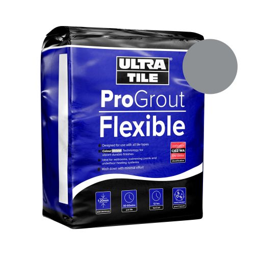 UltraTile ProGrout Flexible Grey Grout | Tile Grout & Adhesive