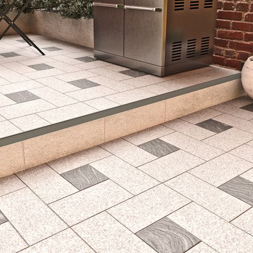 Tileasy Stainless Steel Brushed Chrome Outdoor Tile Trim | Outdoor Tile ...