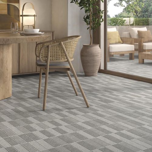 Tierra Grey Stone Porcelain Tile | GoTiles | KitKat Tiles