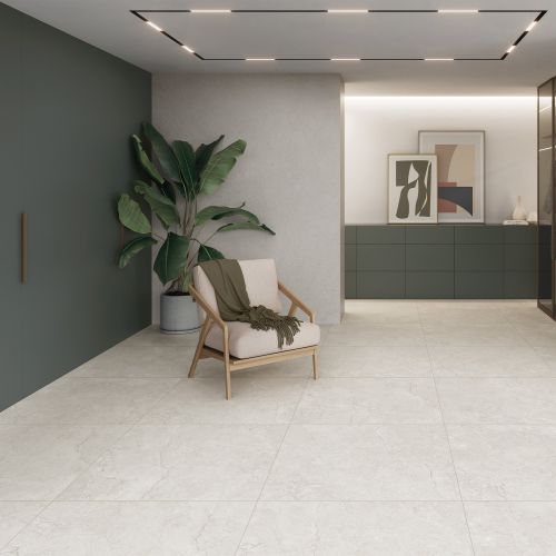 Gantt Ivory Stone Porcelain Tile | GoTiles