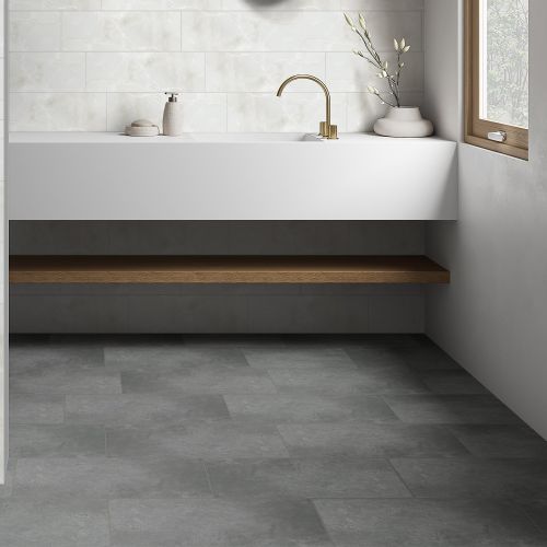 Grove Dark Grey Concrete Effect Porcelain Tile | Wall & Floor Tiles ...